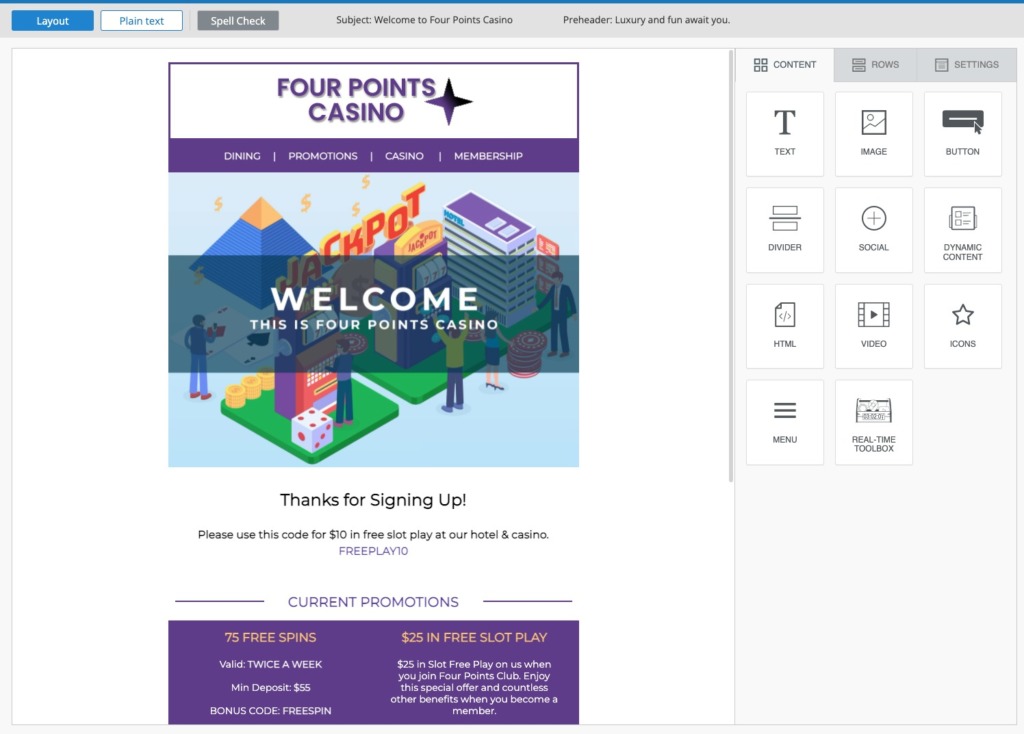 Casino Email Marketing - Gaming Industry