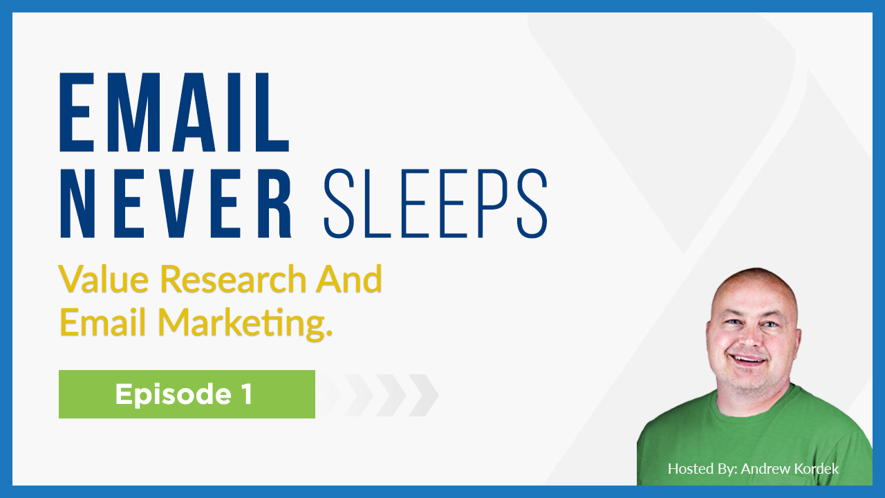 Value Research & Email Marketing with Todd Lebo